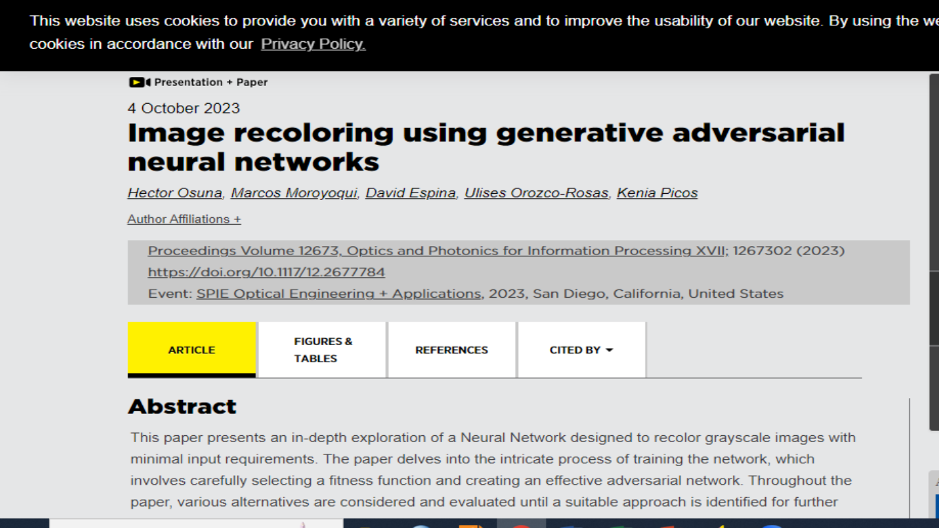 Repositorio Institucional Cetys: Image recoloring using generative adversarial neural networks